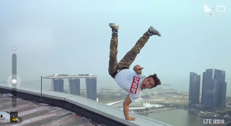 Three Koreans risk their lives breakdancing on Swissôtel just to market ...