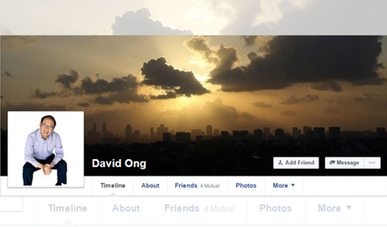 Ex-PAP MP David Ong back on Facebook with new profile after Bukit Batok ...
