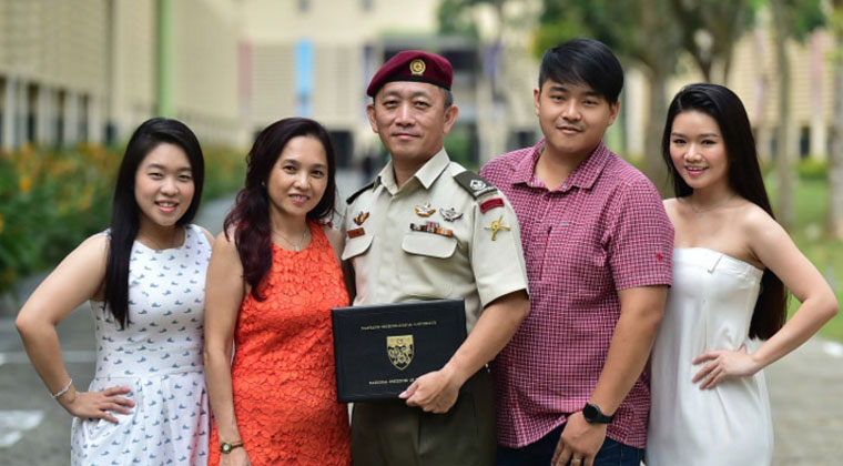 2WO Ng Chin Kiang completed the SAF Ranger Course when he was 16 years ...