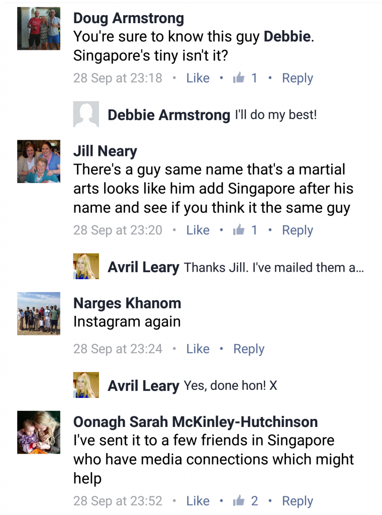 Facebook finds John Cheah in a week, despite only having a surname and ...