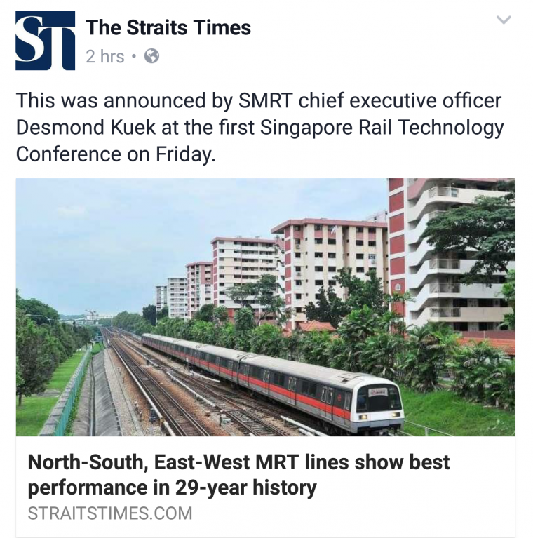 Internet has epic responses to SMRT's "best performance in 29-year ...