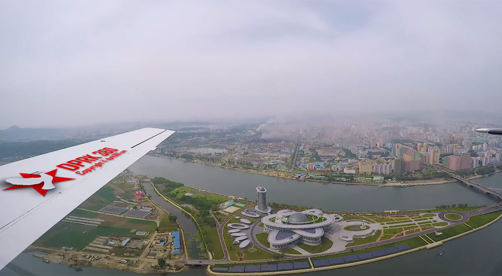 S'porean shoots rare video of North Korea capital Pyongyang from plane ...