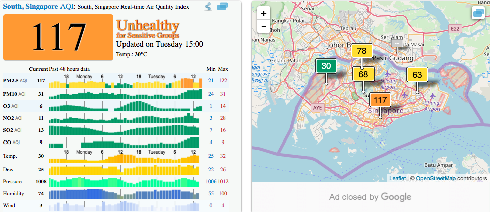 Sightings of haze but NEA's PSI reading indicates air quality 'good to ...