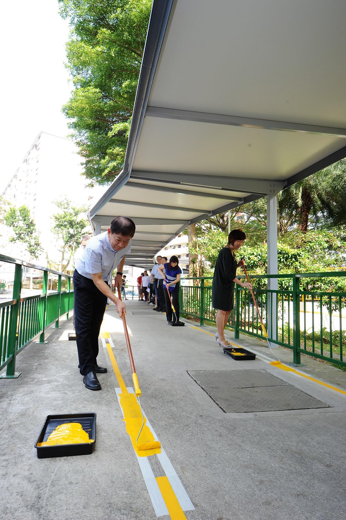 Redhill MRT's footpaths are now much friendlier to S'poreans with ...