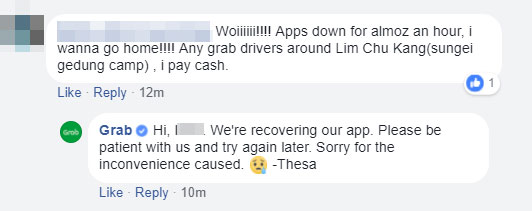 Grab app down in S'pore & across Southeast Asia - Mothership.SG - News ...