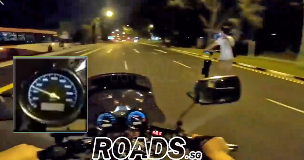 E-scooters hit 50kmh along Changi Road beating motorcycle, red light ...