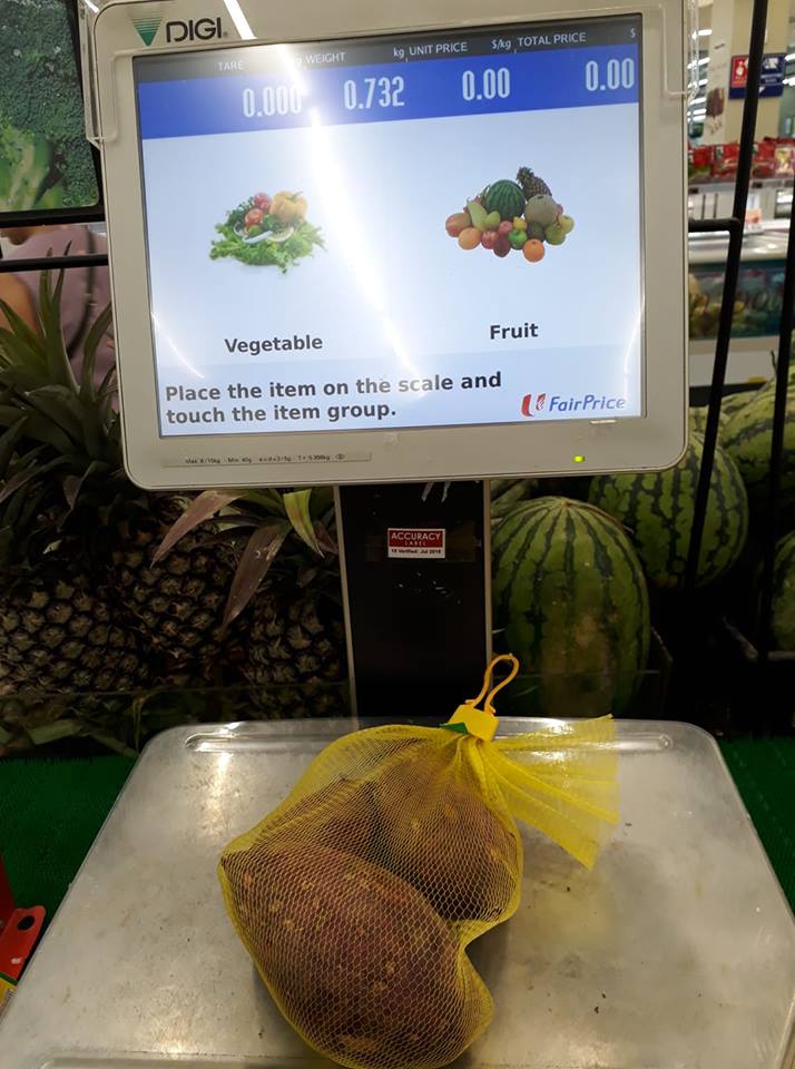 Lady complains to NTUC FairPrice because its 750g sweet potatoes weighs ...