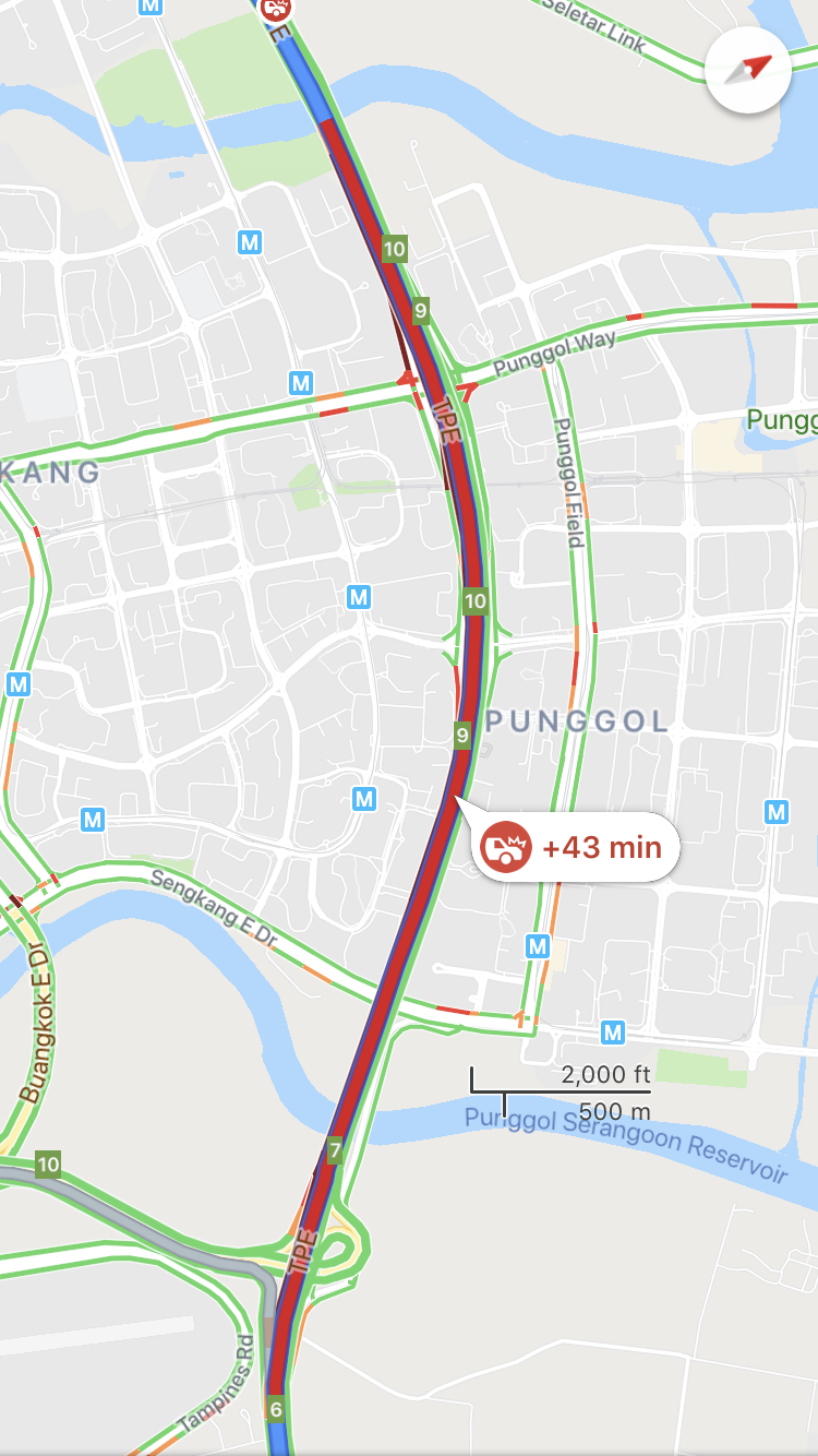 7-car pile-up on TPE near Jalan Kayu involves one car literally piling ...