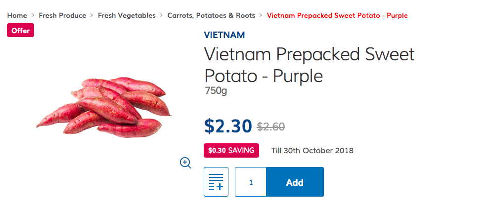 Lady complains to NTUC FairPrice because its 750g sweet potatoes weighs ...