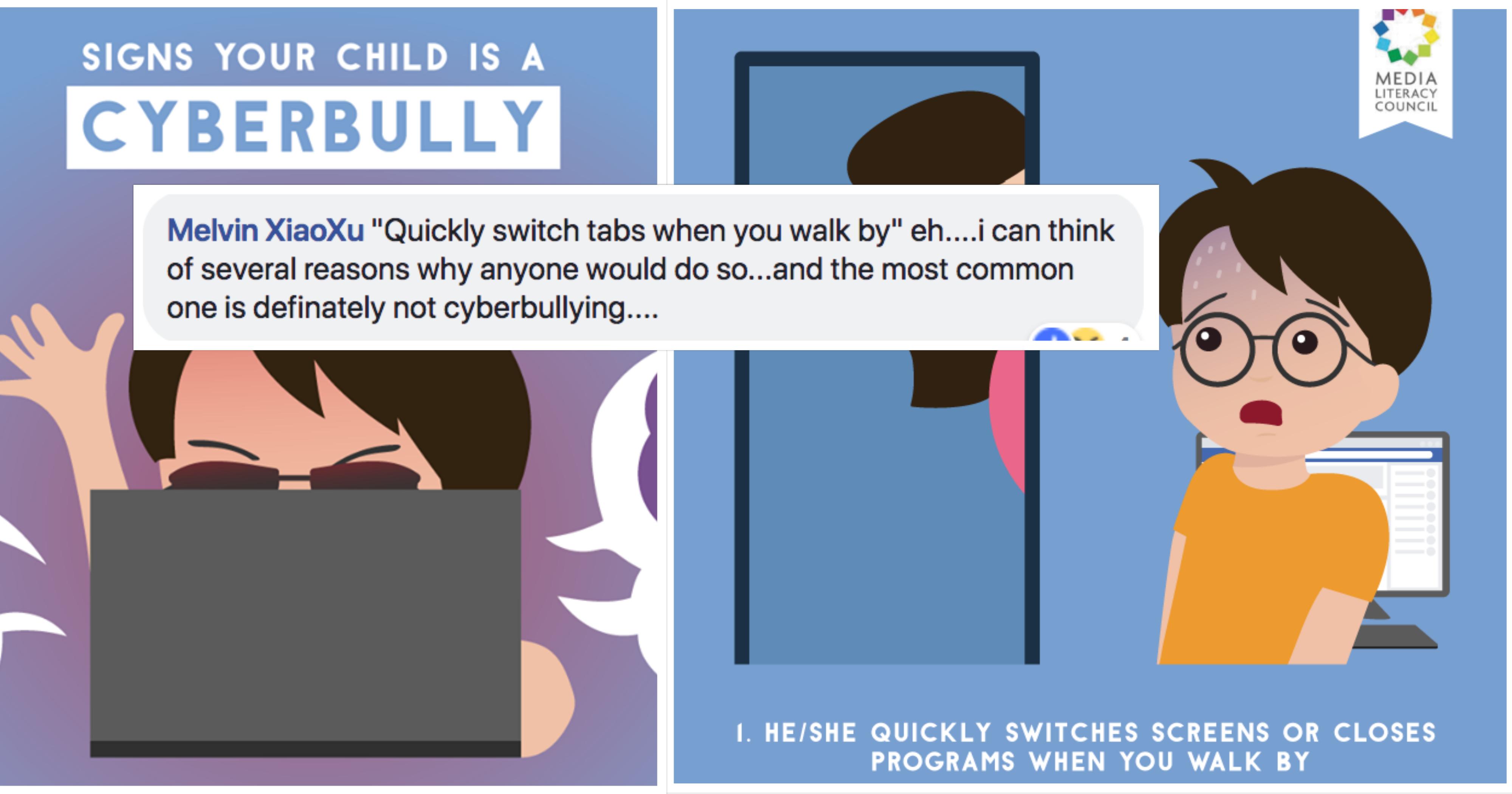 Media Literacy Council shares tips on how to spot cyberbullies ...