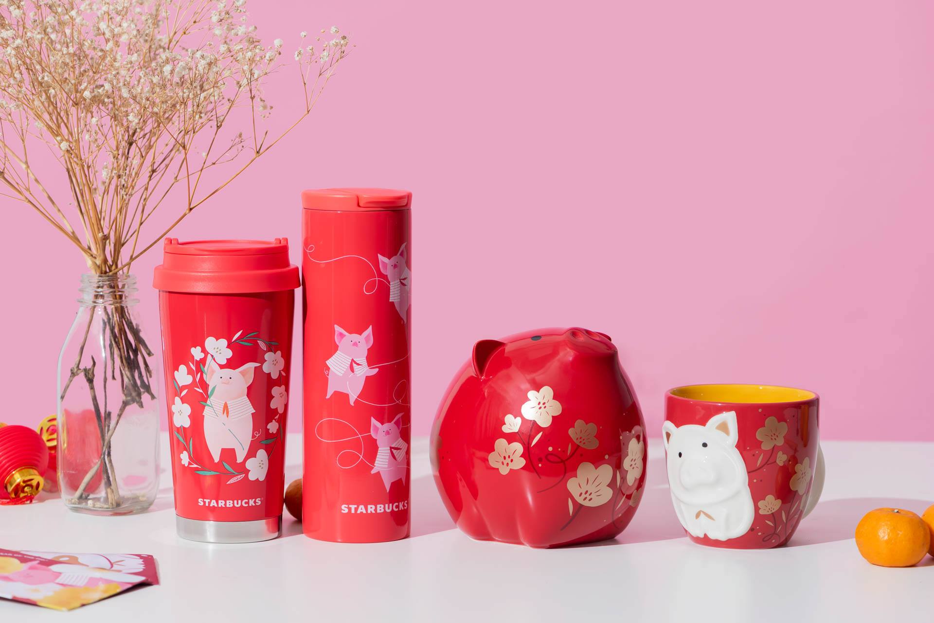 Starbucks releases gorgeous CNY-themed merchandise featuring loads of ...