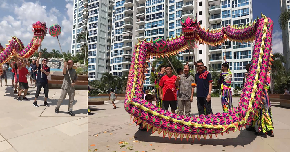 Low Thia Khiang shows off his dragon dancing moves at CNY event ...