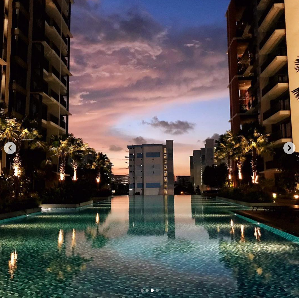 There are infinity pools in Yishun with HDB estate & MRT train tracks ...