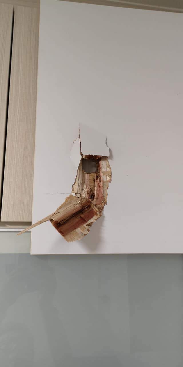 Man who hammered kitchen cabinets also smashed countertop because of ...