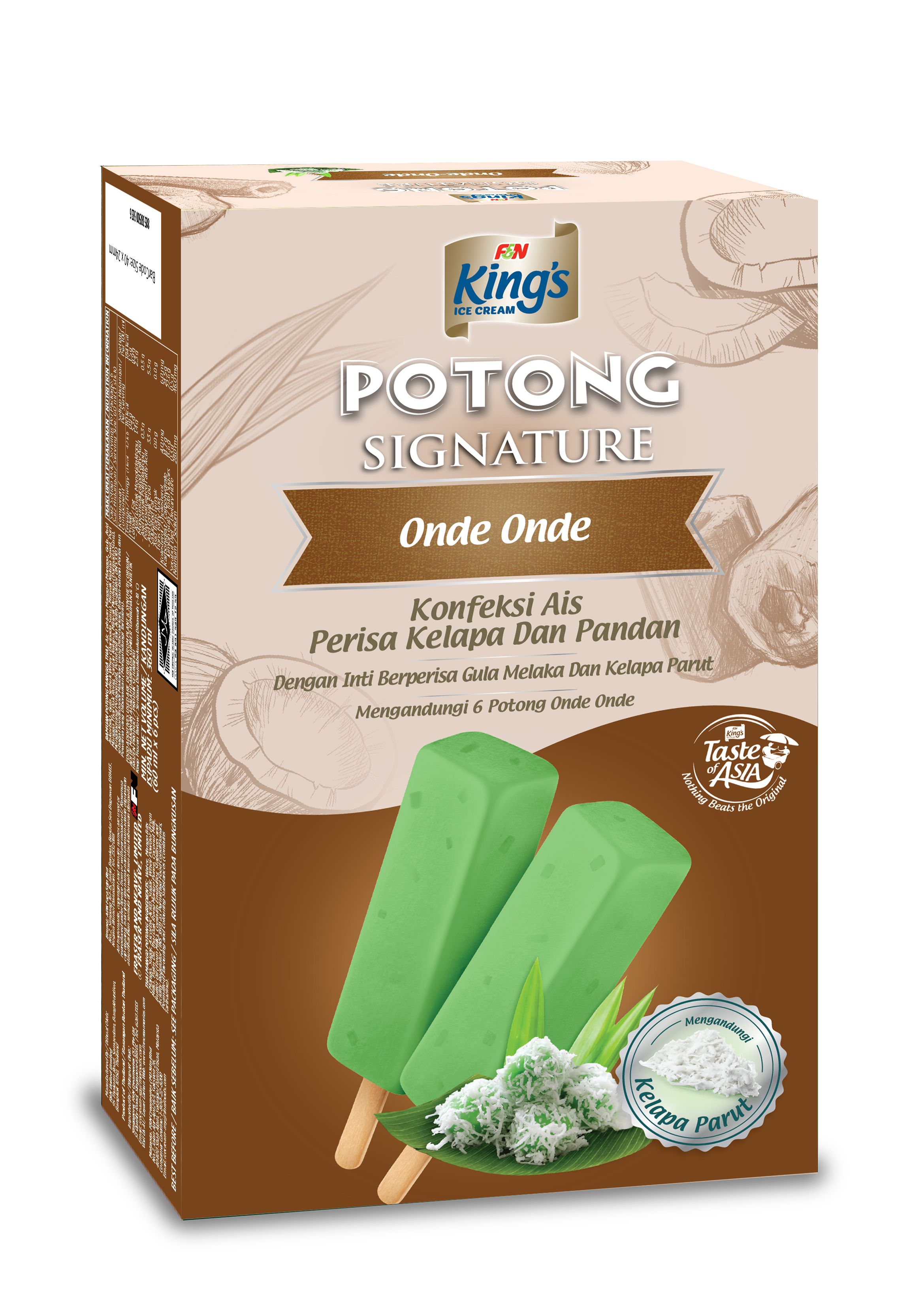 Ondeh-ondeh flavoured Potong ice cream now available in S'pore ...