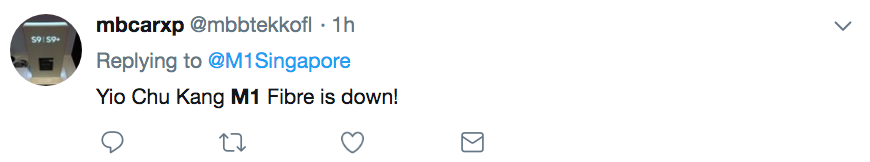 M1 fibre network service down in northern & eastern S'pore on May 22 ...