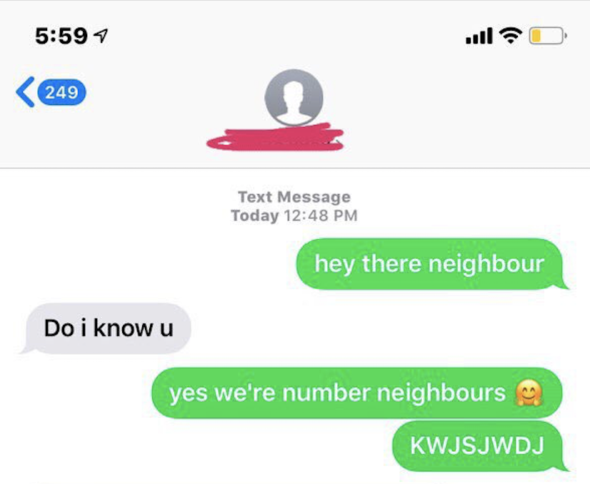 S'pore lady tries new trend of texting your 'number neighbour', fails ...
