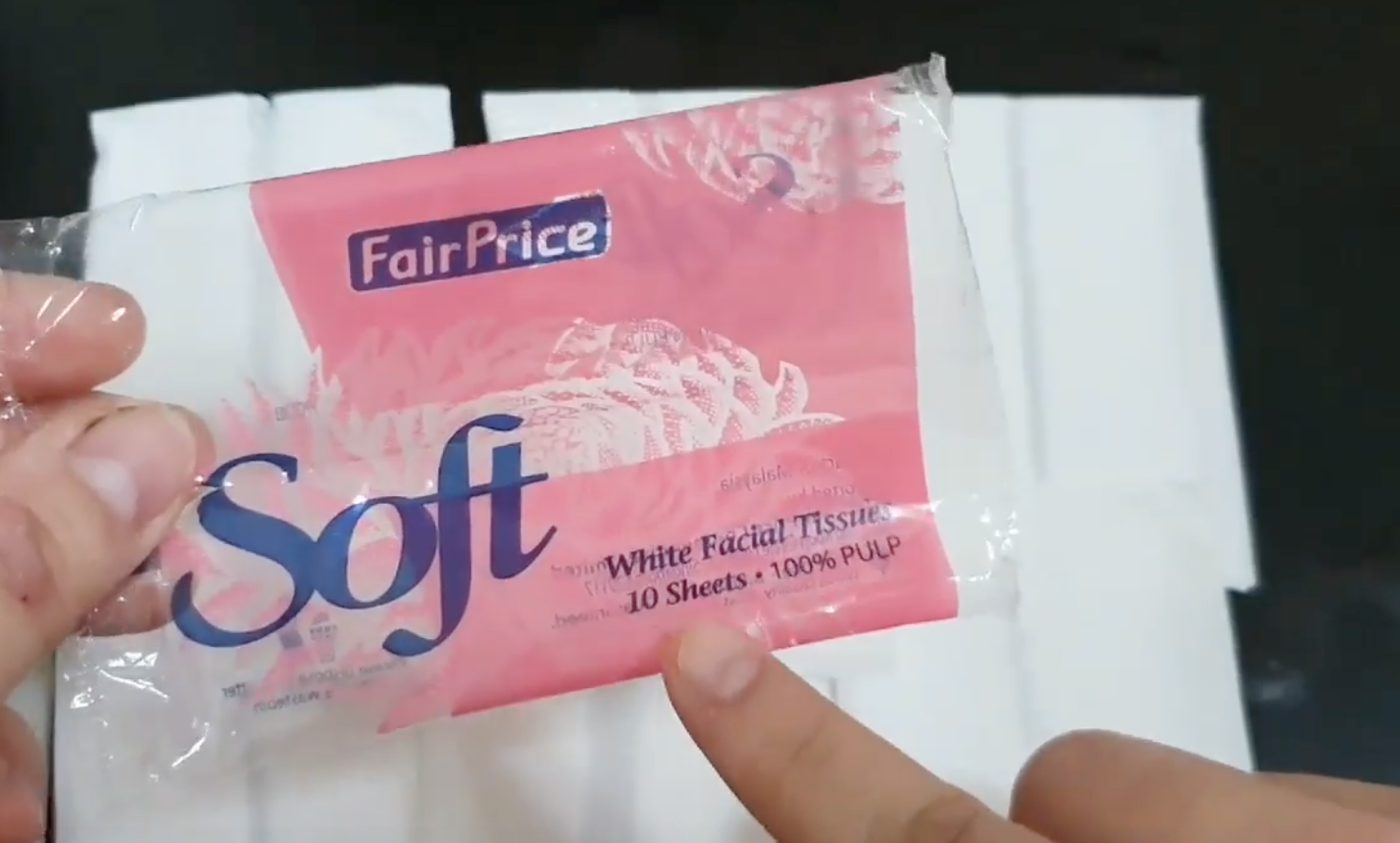 S'pore man counts 7 sheets in FairPrice tissue packet instead of 10 ...