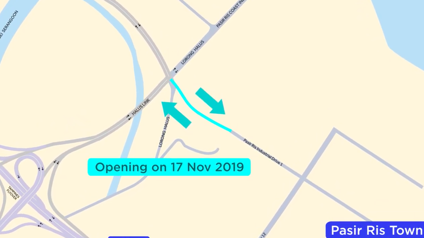 New link road connecting Pasir Ris to Punggol opens on Nov. 17 ...