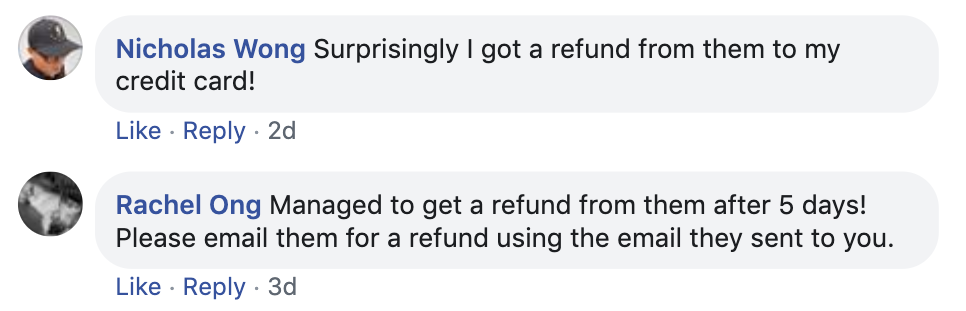 SPF received more than 90 reports on alleged scam website MedicalLex ...