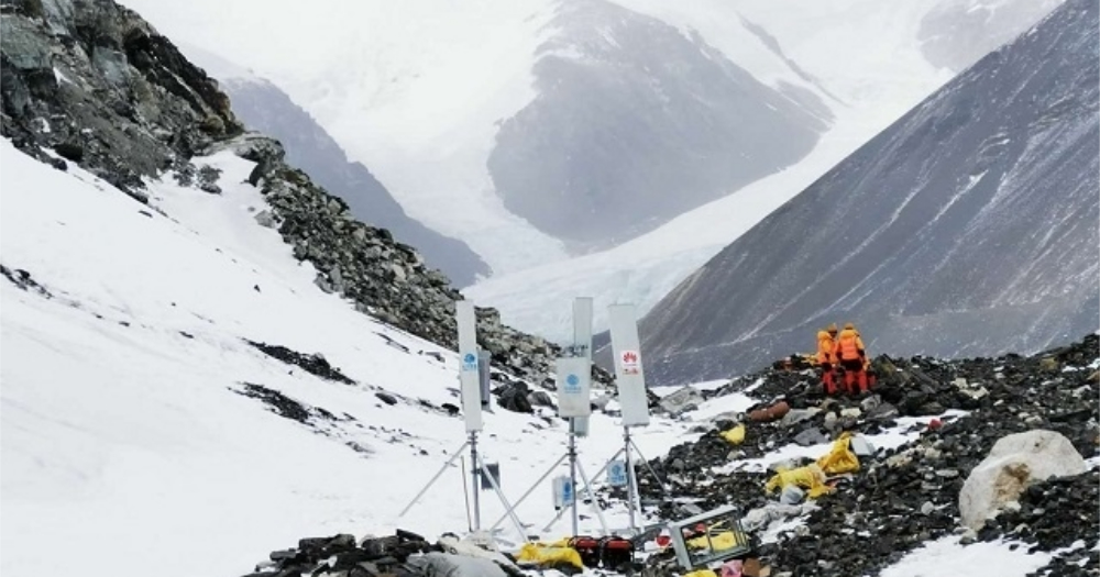 Huawei & China Mobile enable 5G network on Mount Everest - Mothership ...