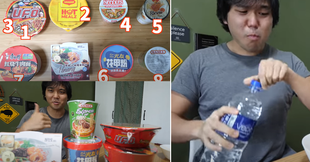 Japanese YouTuber in S'pore reviews & ranks different cup noodles from ...