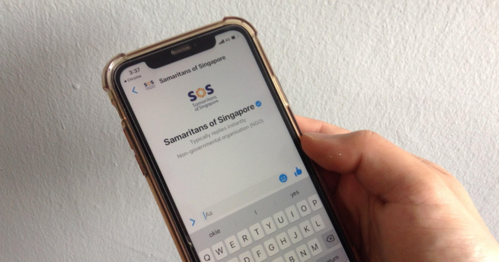 Mental welfare organisation Samaritans of S'pore offers emotional ...