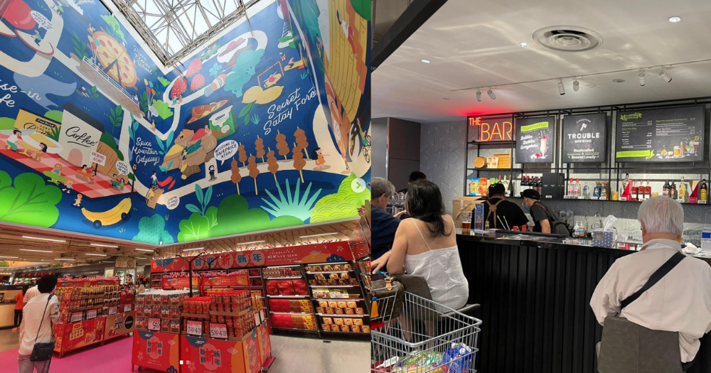 FairPrice Xtra Opens At Parkway Parade With Cocktail Bar Dine in FairPrice Xtra Opens At Parkway Parade With Cocktail Bar Dine in