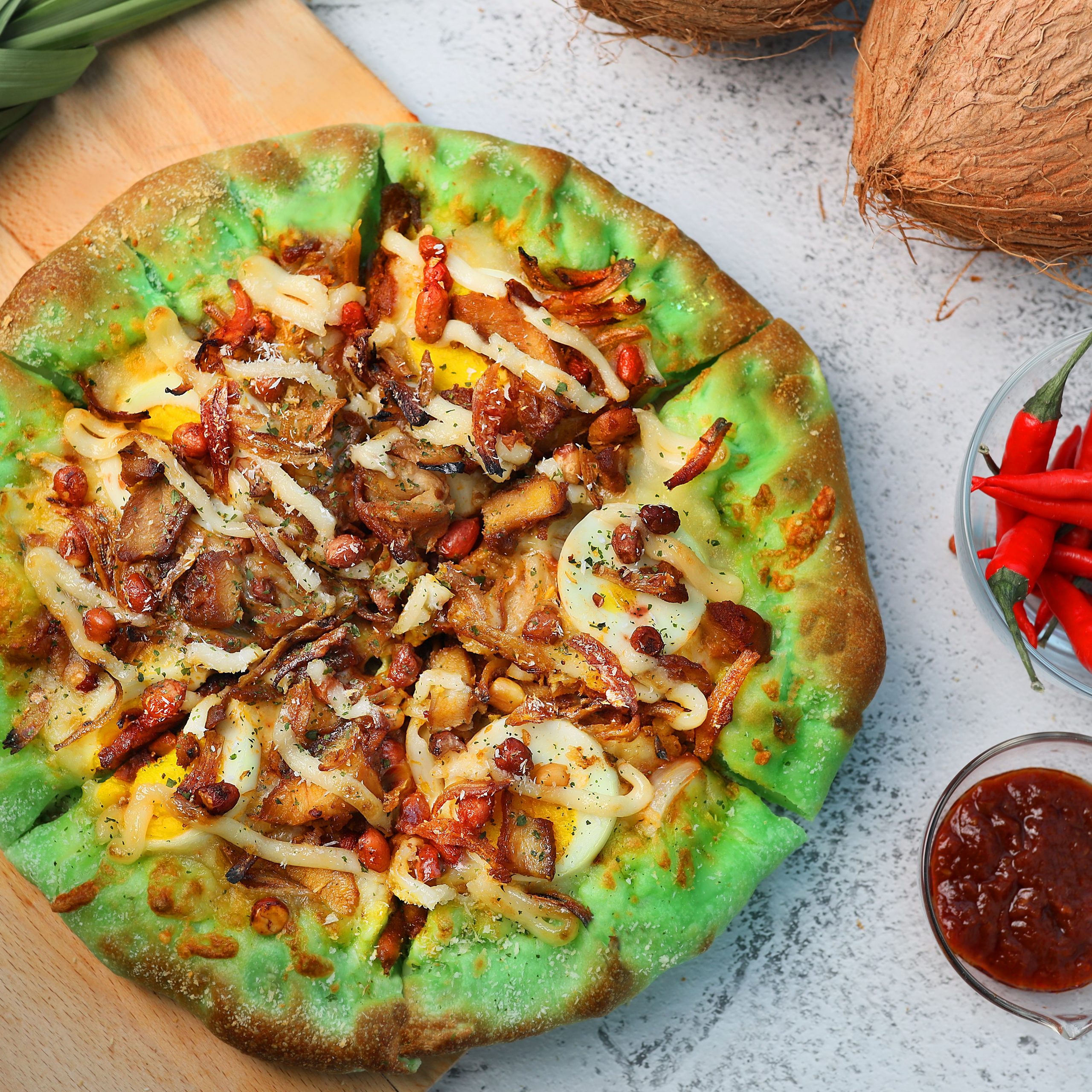 Halal certified Pizzeria In S pore Introduces Nasi Lemak Pizza Halal certified Pizzeria In S pore Introduces Nasi Lemak Pizza
