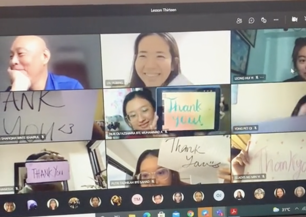 Republic Poly students surprise lecturer with 'thank you' signs after ...