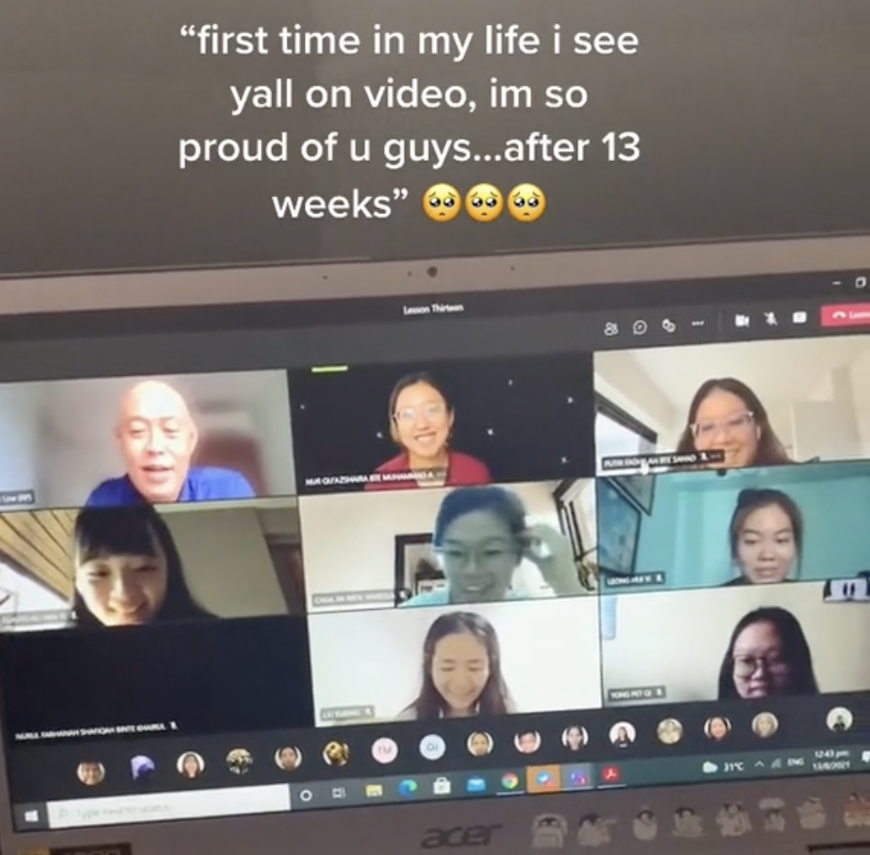 Republic Poly students surprise lecturer with 'thank you' signs after ...
