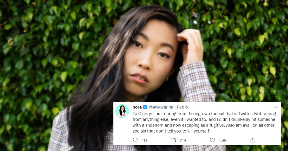 Awkwafina quits Twitter after issuing statement on 'blaccent ...