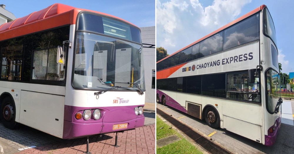 Retired SBS Buses Parked At S pore Special Needs Schools To Help