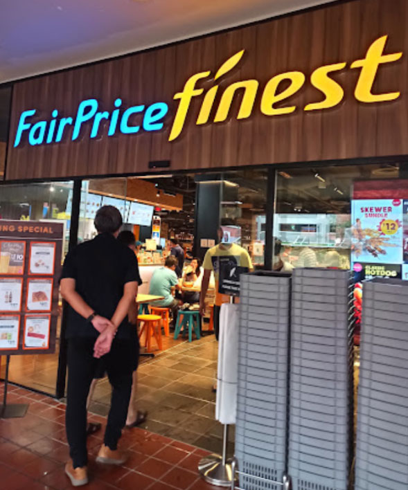Blk 712 AMK 2 storey FairPrice Supermarket Now FairPrice Finest After