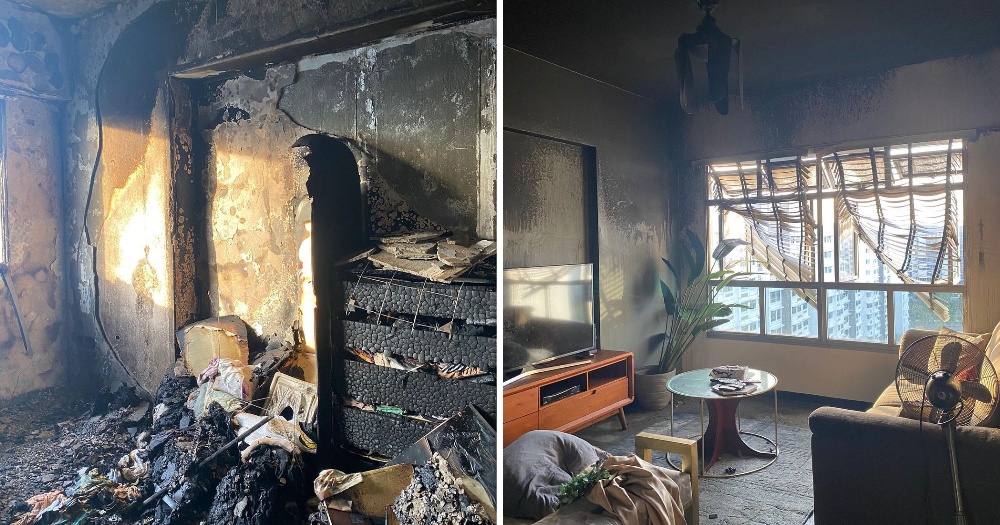 Yishun HDB flat catches fire at 2am, 50 people evacuated from block ...