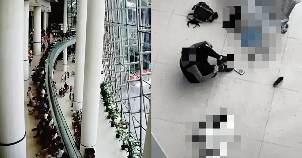 Girl, 9, falls over railing in Shanghai museum, mother falls as well ...