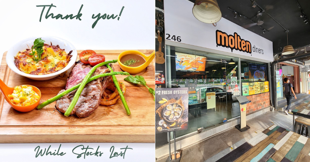 Molten Diners closing on Jun. 29, 1-for-1 wagyu beef steak promotion ...