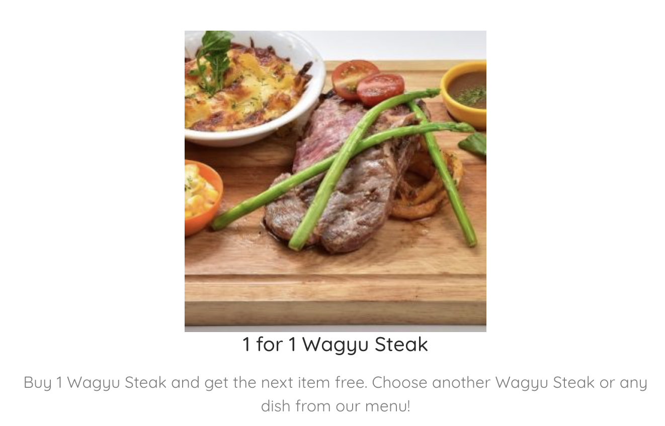 Molten Diners closing on Jun. 29, 1-for-1 wagyu beef steak promotion ...