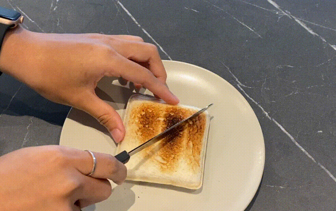 New crustless, fuss-free Sunshine Poketto Sandwich with filling so ...