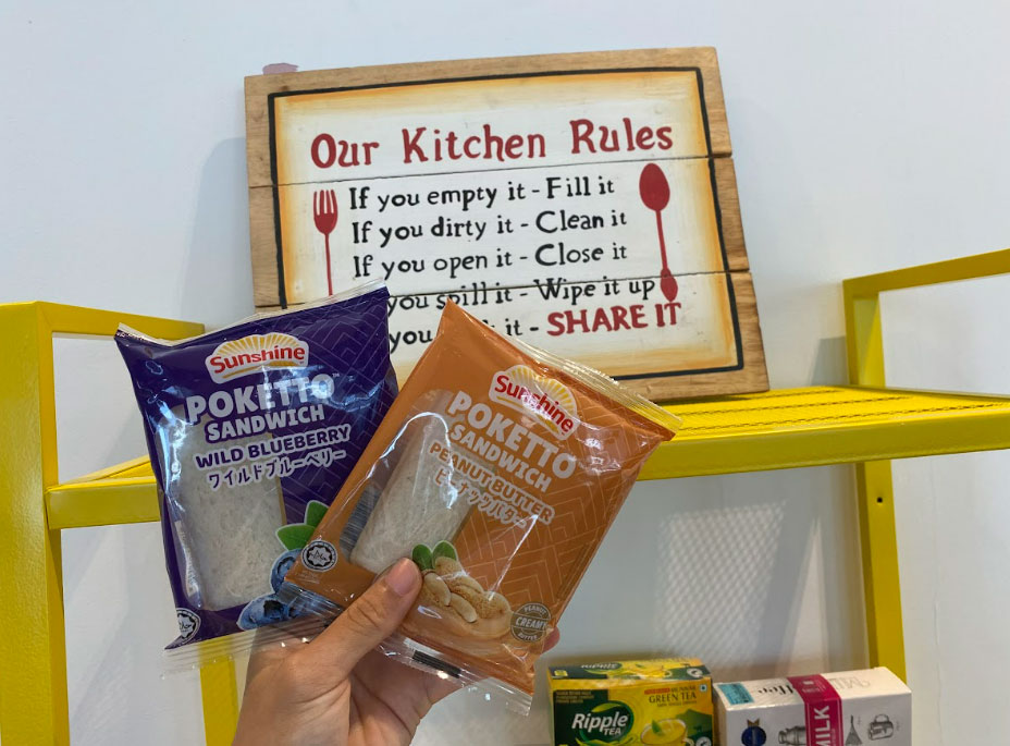 New crustless, fuss-free Sunshine Poketto Sandwich with filling so ...