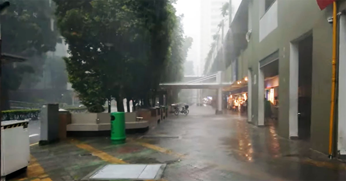 Sunday morning rain brings respite to S'pore as temperatures fall to 21 ...