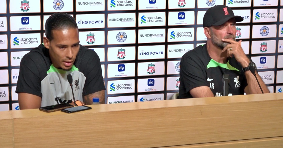 'We love to come here': Liverpool's Virgil van Dijk & Jürgen Klopp on ...