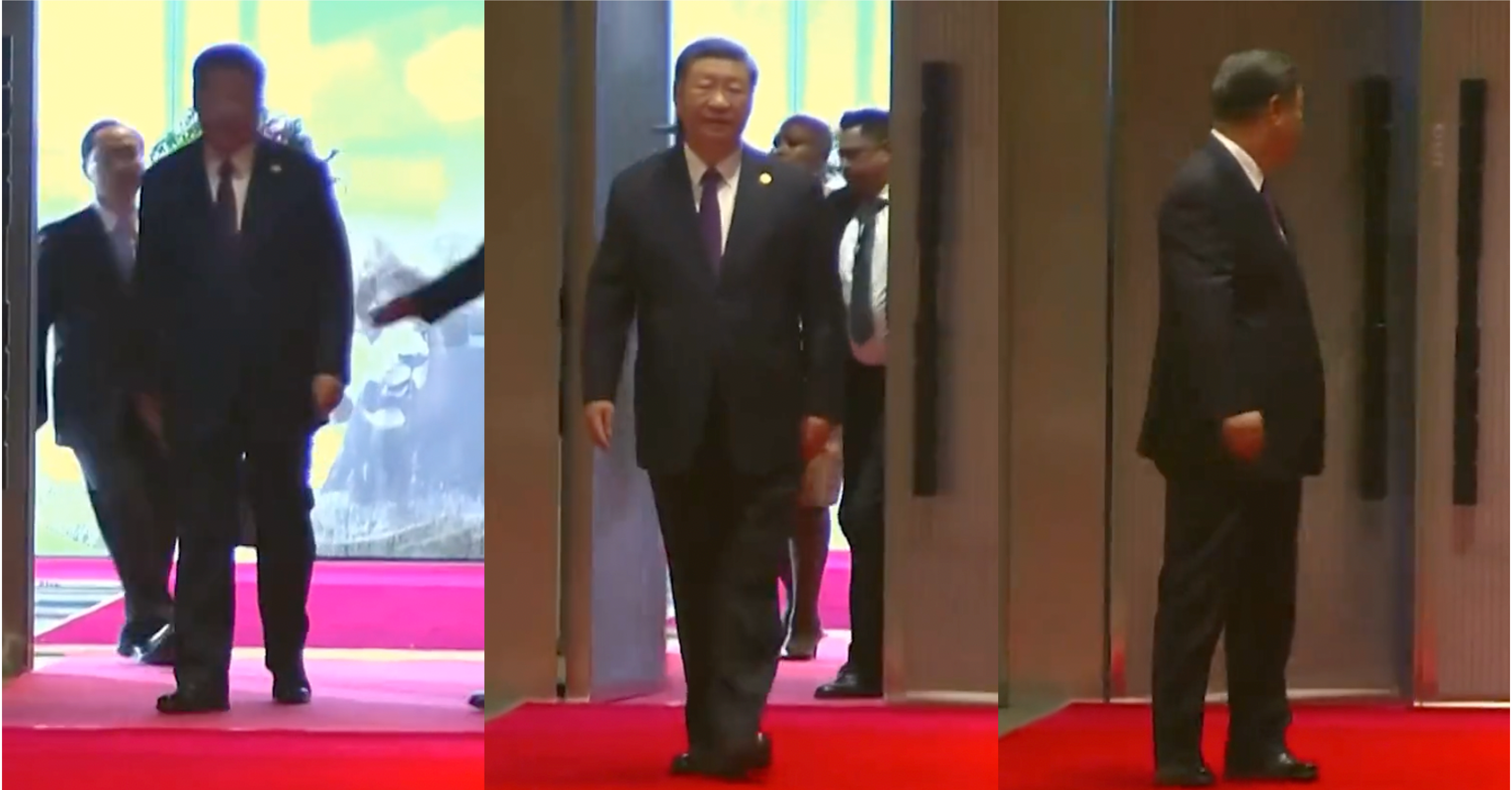 Xi Jinping arrives for event at BRICS summit, one of his aides gets ...