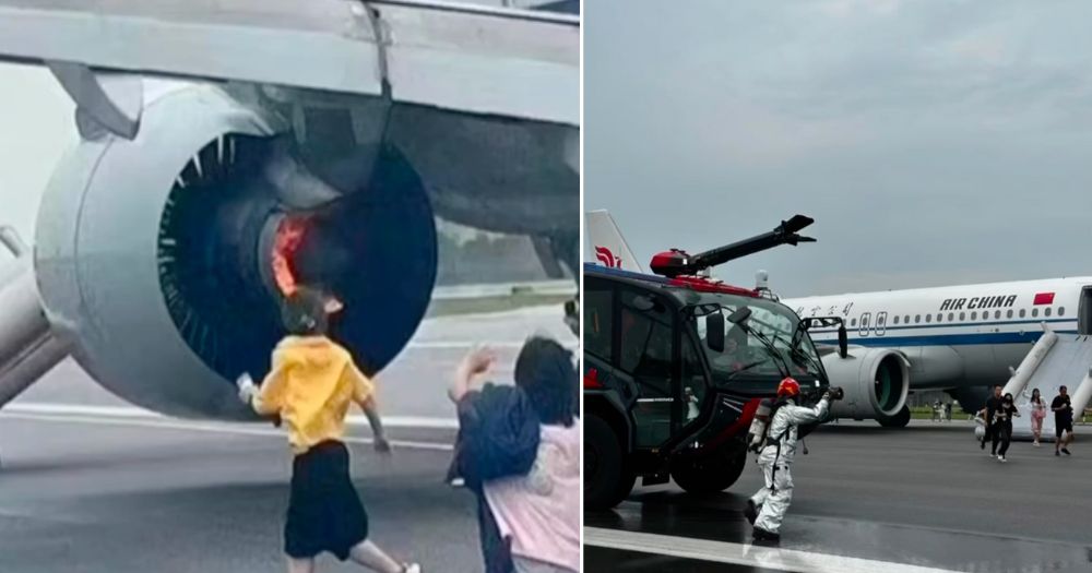 9 out of 146 Air China passengers sustained minor injuries related to smoke inhalation ...