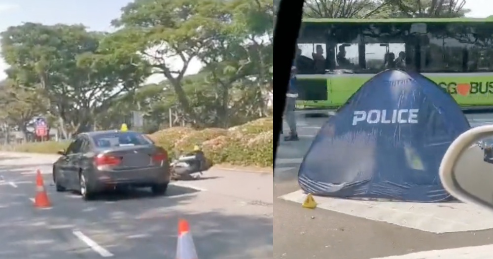 Motorcyclist, 49, dies after self-skidding along ECP, car driver ...