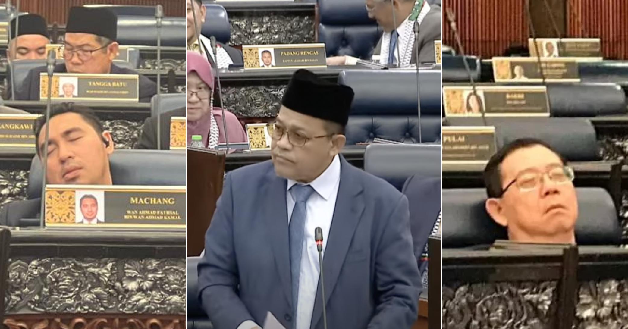M'sia MP complains about photographers snapping photos of MPs sleeping ...