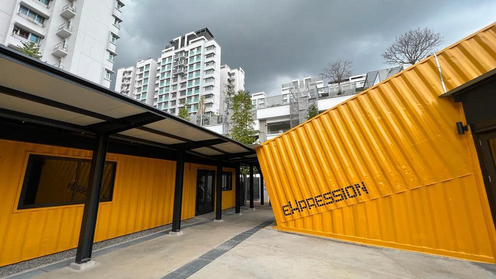 Pop-up space in Punggol made from 6 containers to host programmes for ...