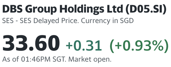 DBS announces S$0.48 per share dividend as net profit soars in 3rd ...
