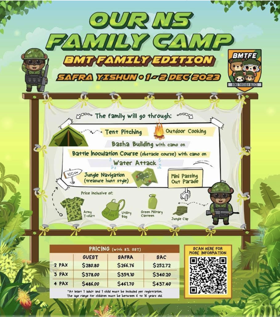 BMT camp for families features jungle navigation & basha building, runs ...