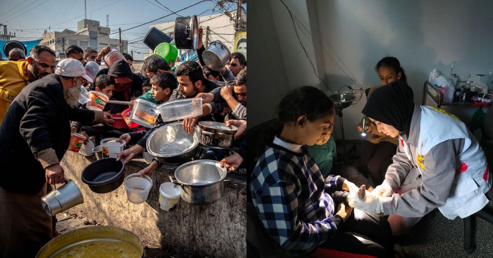 World Hunger Asia Dire Food Shortages In Gaza, 'desperation Due To